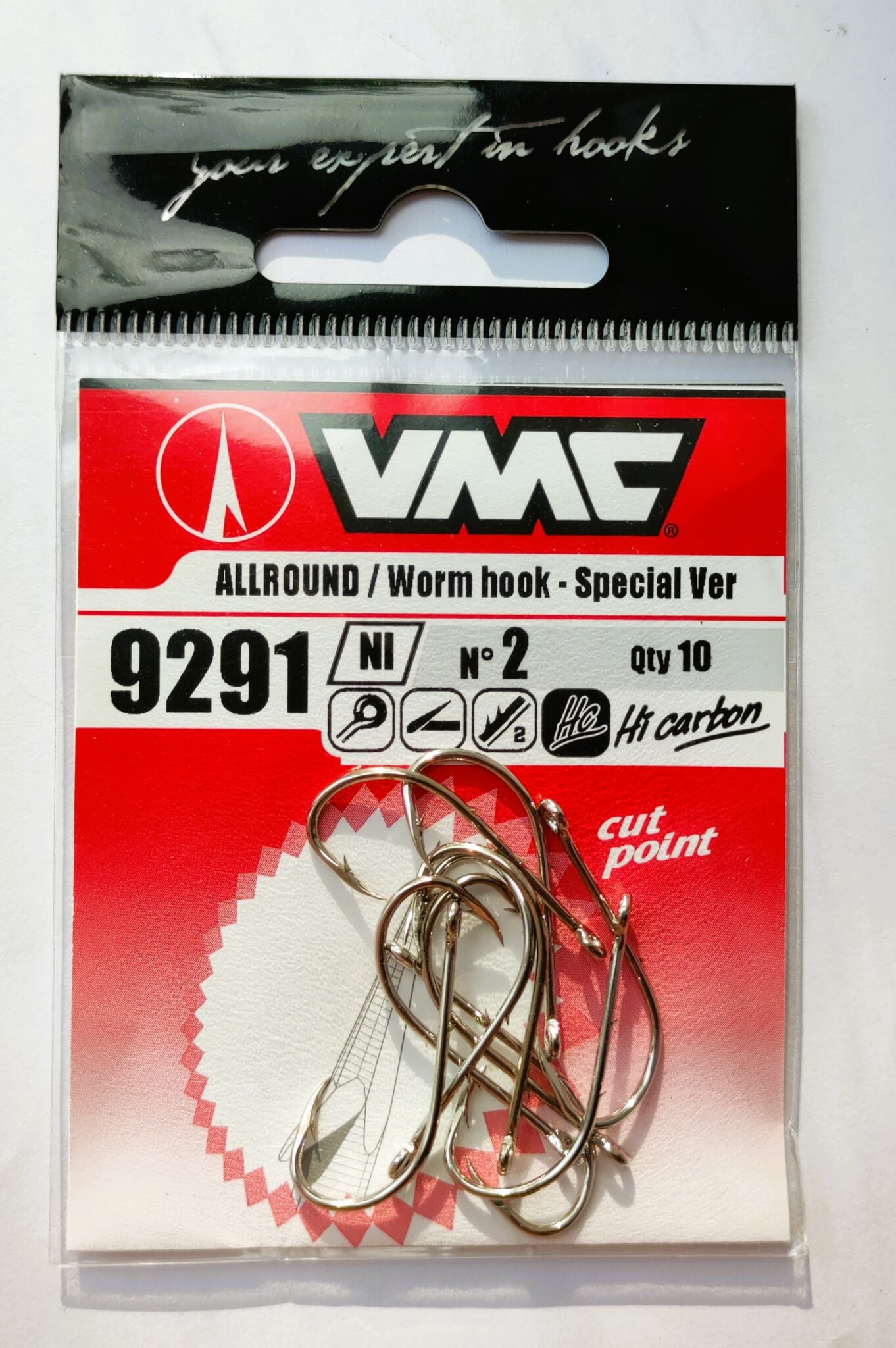 VMC 9291 NI Faultless Baitholder 10vnt nr2 - kkzukle.lt